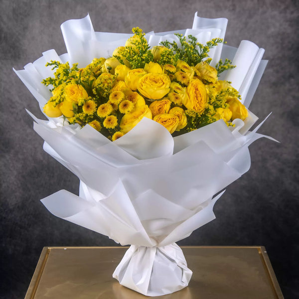 Yellow Flower Bouquets%sep% %title% – Al Jowder Flowers